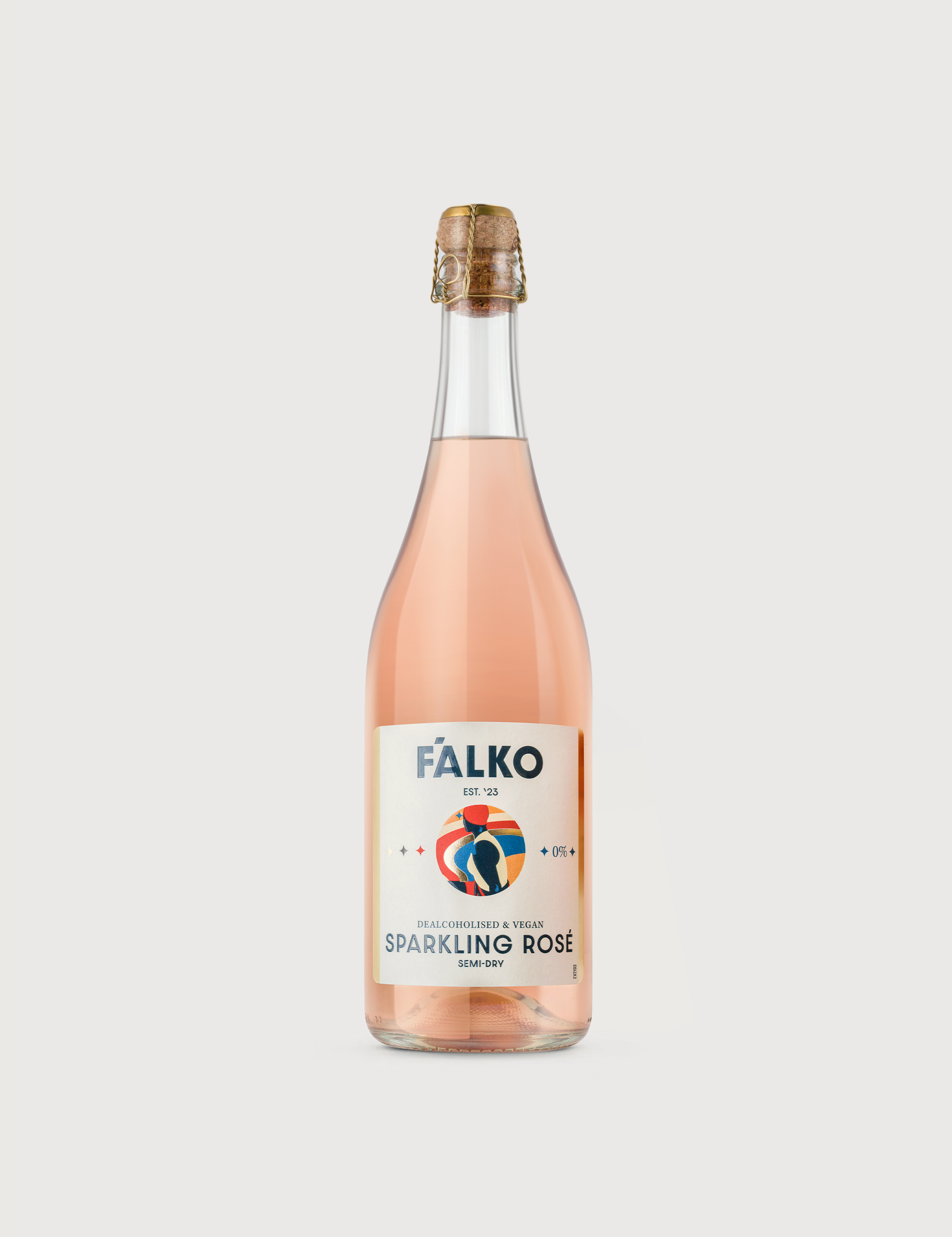 FALKO 750 ml · Sparkling Rosé 0% - bezalkoholowy musujący napój z wina odalkoholizowanego ...